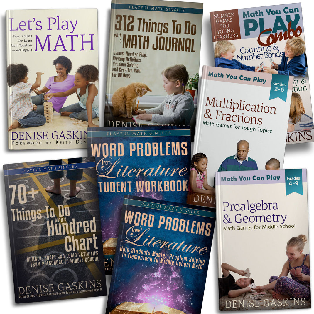 Playful Math Books Denise Gaskins Playful Math